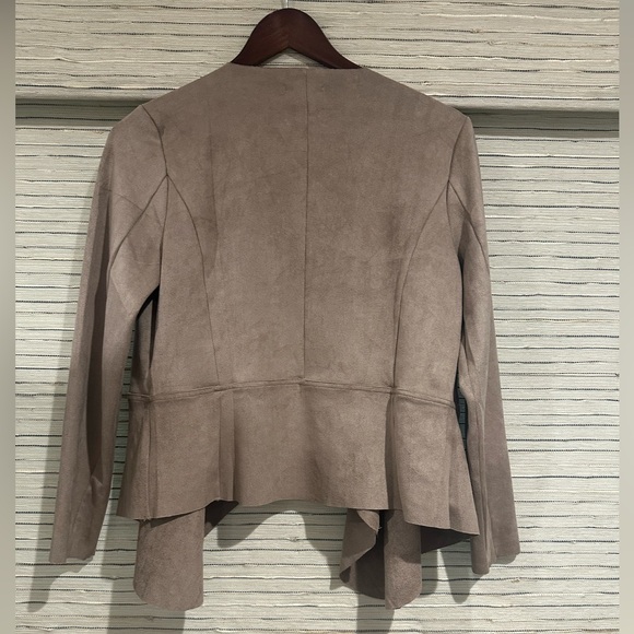 Mud Pie | Jackets & Coats | Mud Pie Sammy Suede Blazer Jacket Tan Open ...